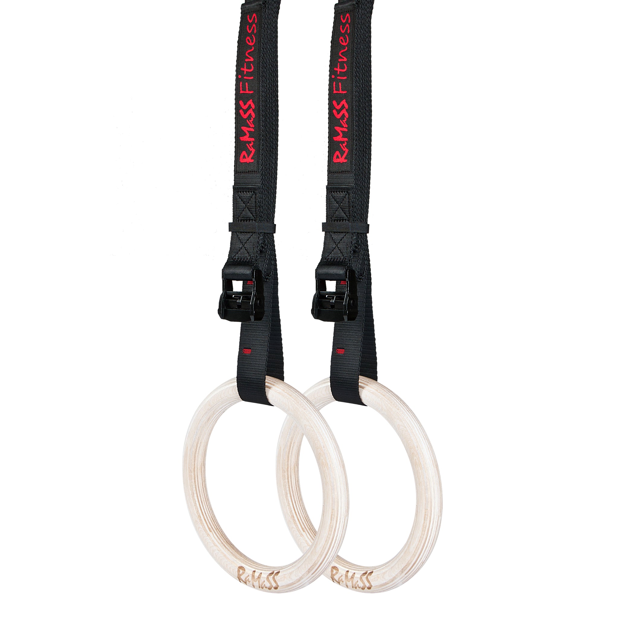 RAMASS Fitness Wooden Gymnastic Rings